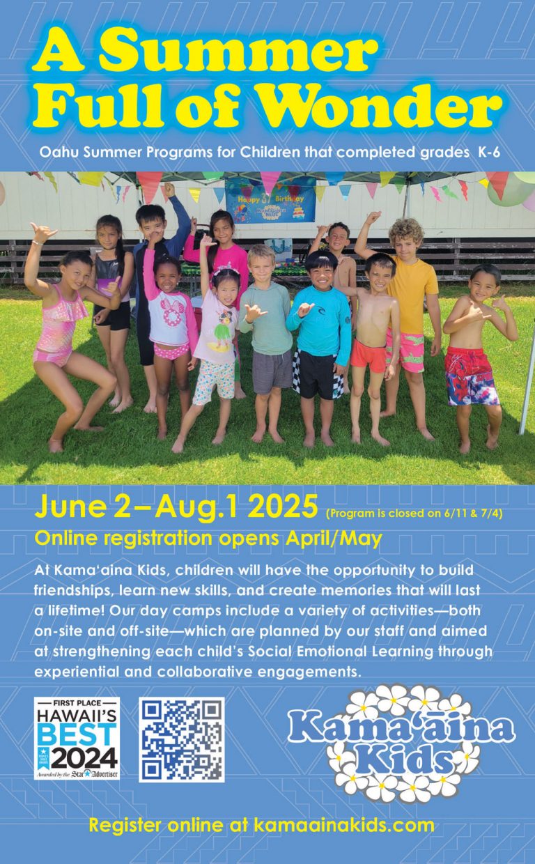 2025 Guide to Summer Programs for Kids - Hawaii Parent